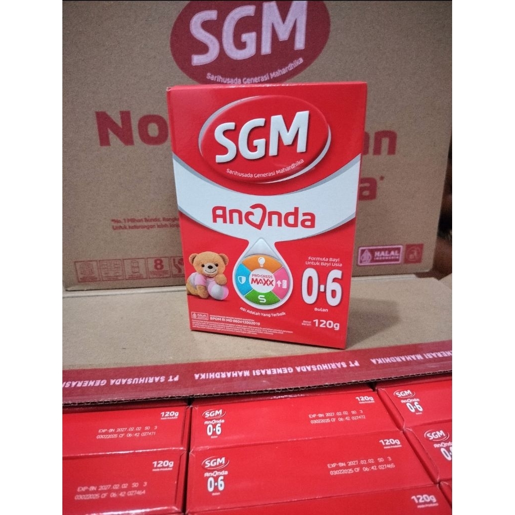 Jual susu sgm bayi usia 0-6 bulan 120 gr gratis bubble wrap kardus ...