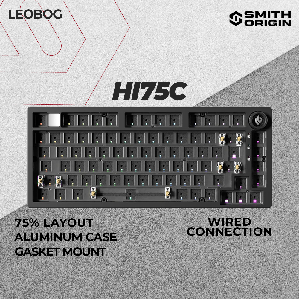 Jual Leobog Hi75C Gaming Aluminum Wired Mechanical Keyboard Kit ...