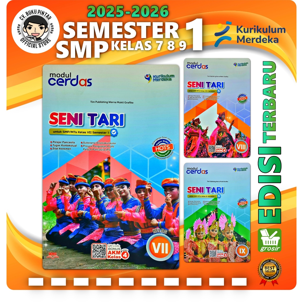 Jual LKS SENI TARI SMP KELAS 7 8 9 SEMESTER 1 2025-2026 | KURIKULUM MERDEKA | Modul CERDAS ...
