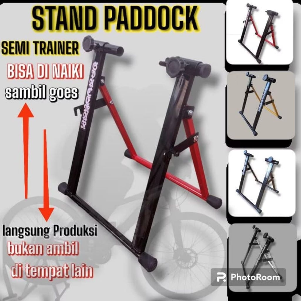Jual STANDAR PADDOCK ORIGINAL SEPEDA UNIVERSAL BISA DI NAIKI DI GOES ...