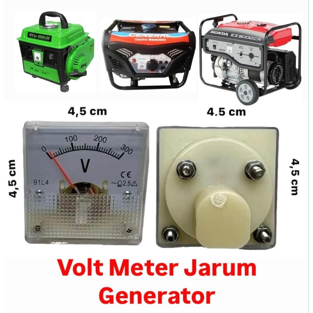 Jual Volt Meter Genset 900w 1500w 2000w 3000w 5000w 10000w | Shopee ...