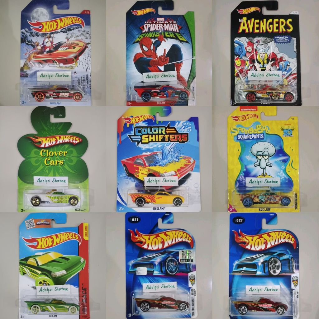 Jual hotwheels hot wheels bedlam clover cars color shifters hw race ...