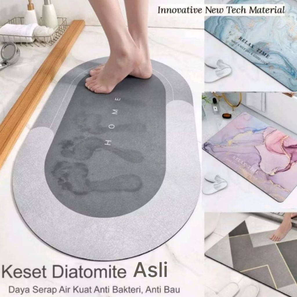 Jual Keset diatomite Anti Basah Becek keset cepat Menyerap Air kamar ...