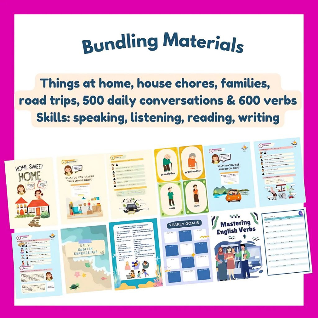 Jual Paket Lengkap Belajar Bahasa Inggris – Bonus Flashcard, Story Book ...