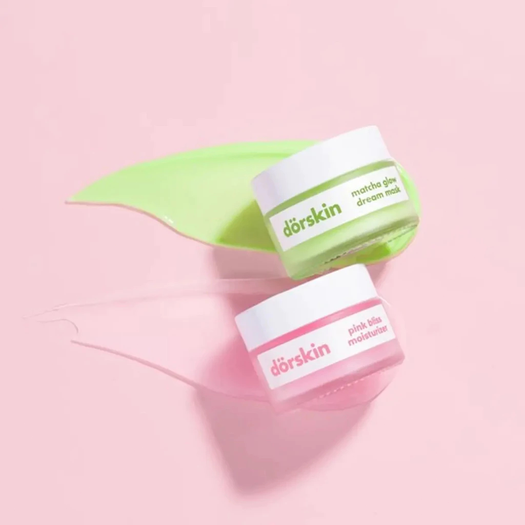 Jual Dorskin Matcha Glow Dream Sleeping Mask Acne Brightening ...