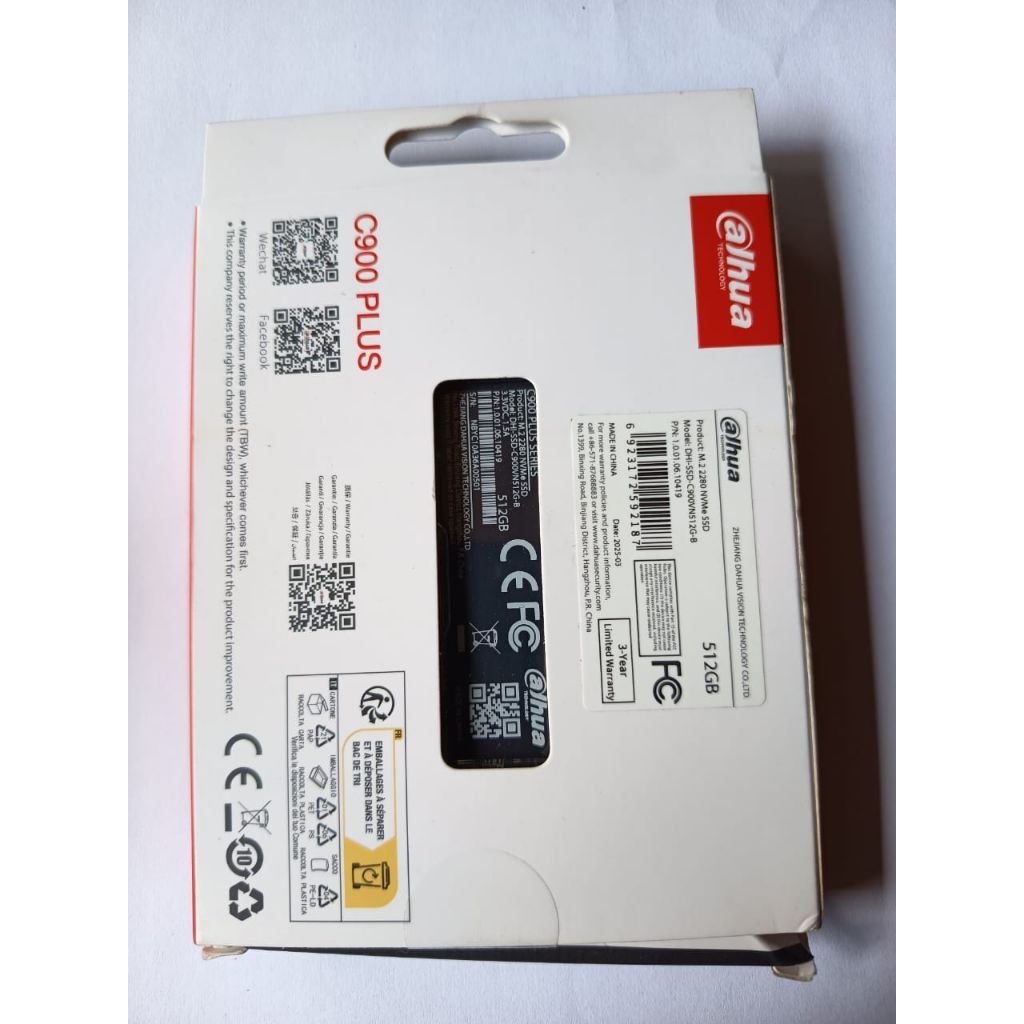 Jual Jual SSD NVMe M.2 pcie Gen3.0x4 C900 Plus (Baru) 512GB Merk @alhua ...