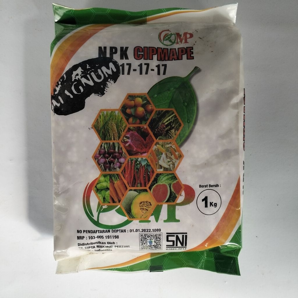 Jual Pupuk NPK Magnum 17-17-17 Kemasan 1 Kg | Shopee Indonesia