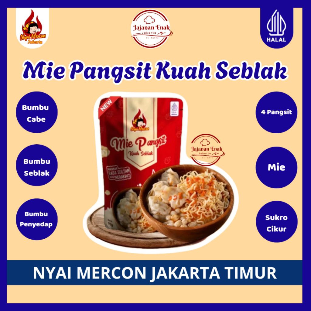 Jual Nyai Mercon - Mie Pangsit Kuah Seblak | Shopee Indonesia
