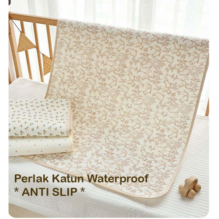 Jual MIniCute - NEW PERLAK KATUN WATERPROOF ANTI SLIP / Tatakan kasur ...