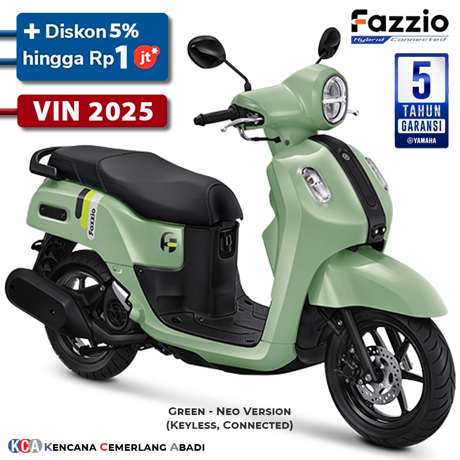 Jual Yamaha Fazzio Neo Hybrid Keyless Connected | Shopee Indonesia