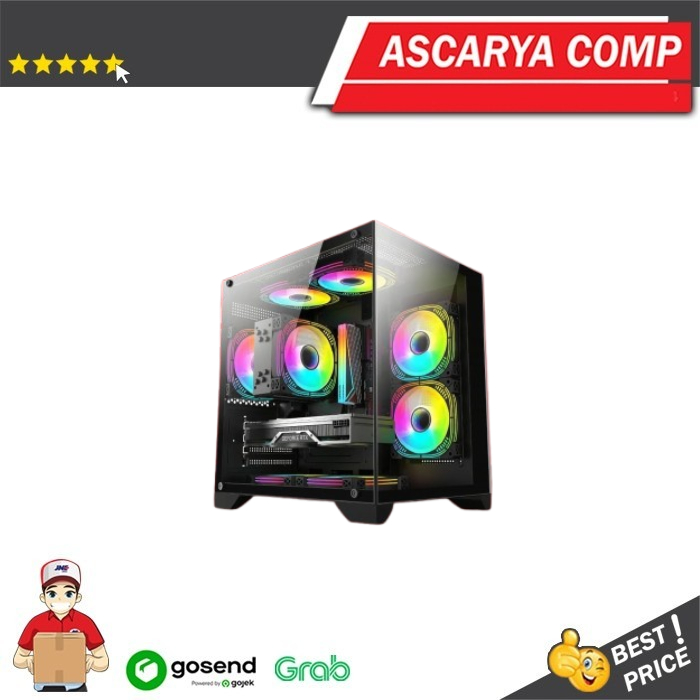 Jual Casing Infinity Prime - microATX - Free 3xFan RGB | Shopee Indonesia