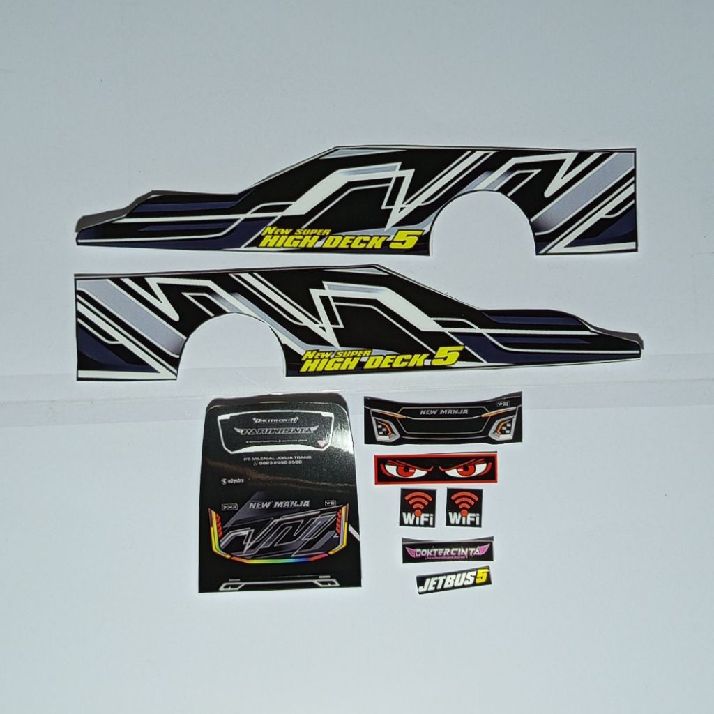 Jual Stiker Livery miniatur Bus RKC V1 V2 Full depan belakang skala 5 x ...