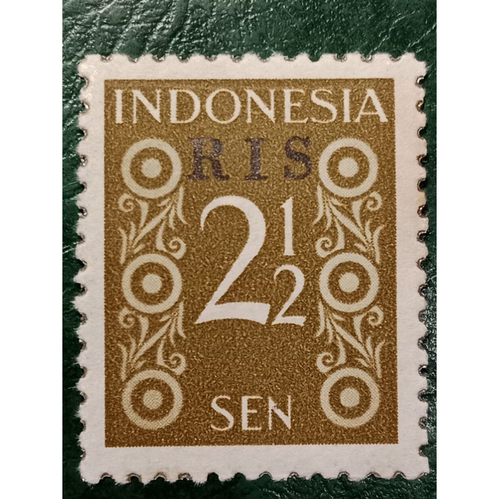 Jual Prangko Indonesia Lawas koleksi kuno 2½ Sen CT RIS Tahun 1950 UN ...