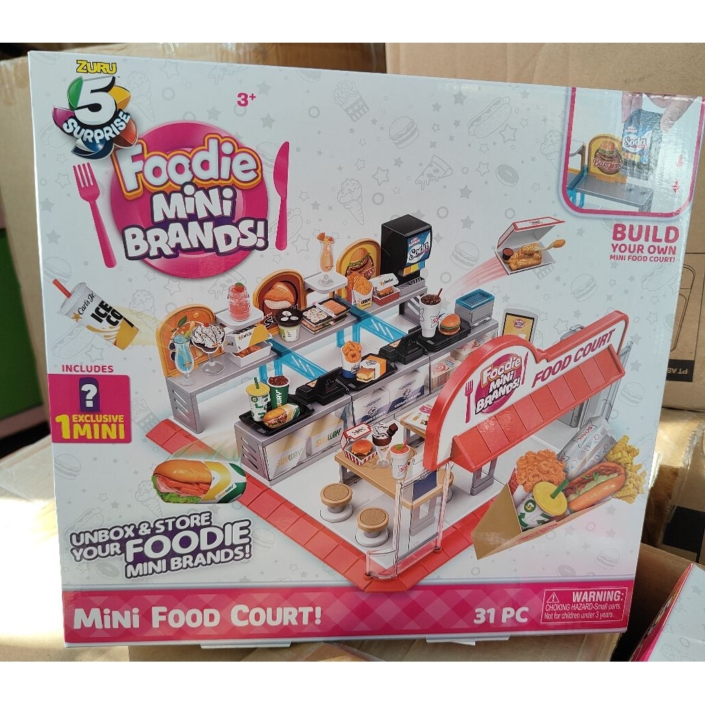 Jual foodie mini brands mini food court | Shopee Indonesia