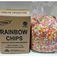Jual Chip Warna - Rainbow Chip Lagie 3kg - Gosend Only!! !! | Shopee Indonesia