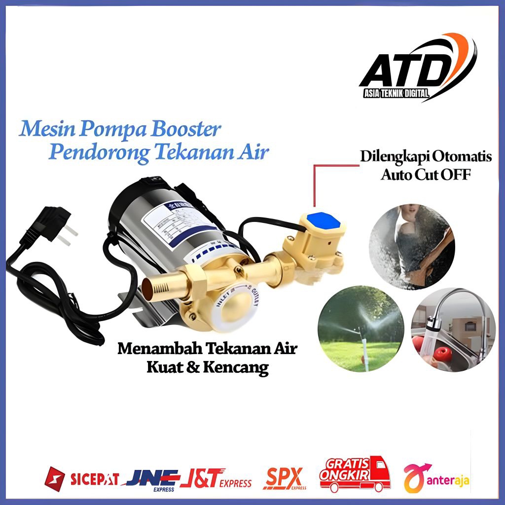Jual Mesin Pompa air Booster Auto Booster pump 120w Pompa dorong ...