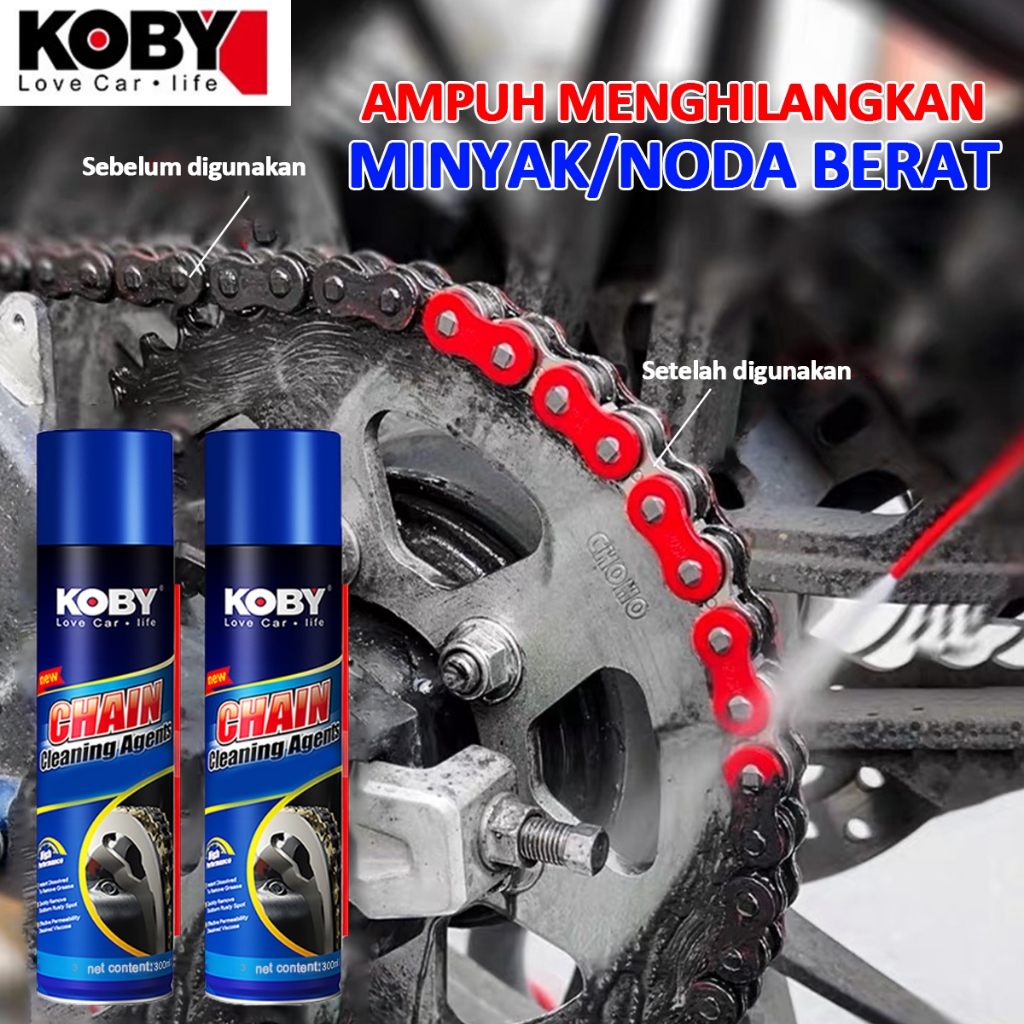 Jual KOBY Pilihan Pembalap Profesional Chain Lube Pelumas Rantai ...