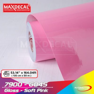 Jual STICKER SKOTLET MAXDECAL 7900-G045 GLOSSY SOFT PINK 135 CM x 100 CM | Shopee Indonesia