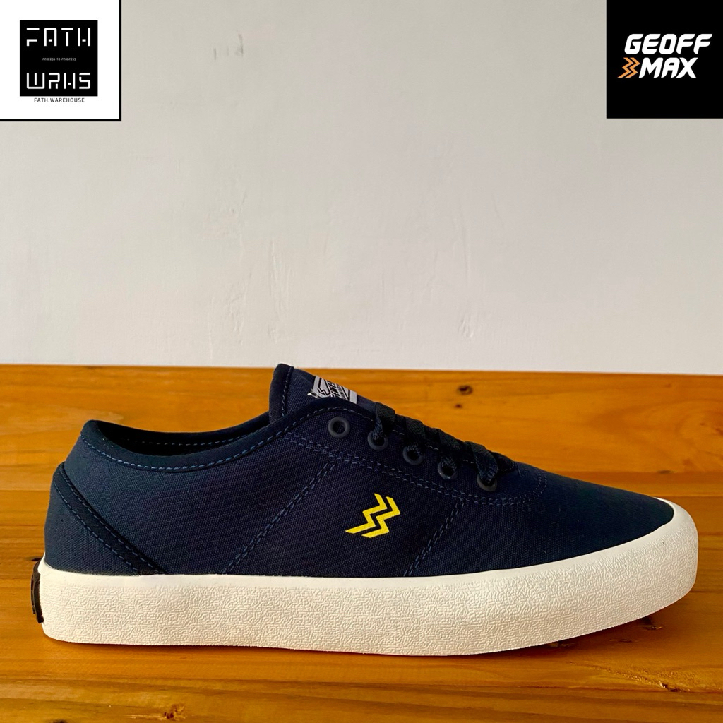 Jual Sepatu Geoff Max Original - Ethan Navy White | Sepatu Pria ...