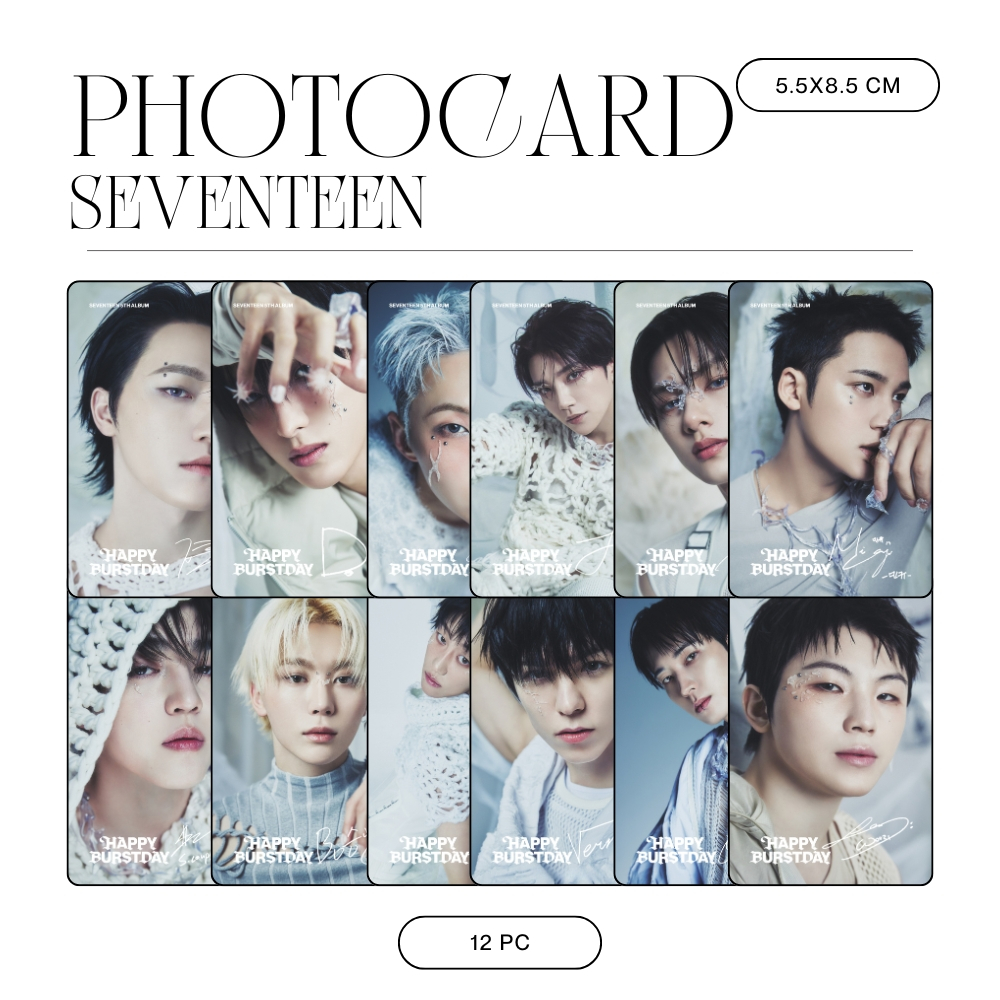 Jual PHOTOCARD SEVENTEEN HAPPY BURSTDAY 14 PCS KPOP UNOFFICIAL SCOUPS WONWOO MINGYU VERNON WOOZI ...