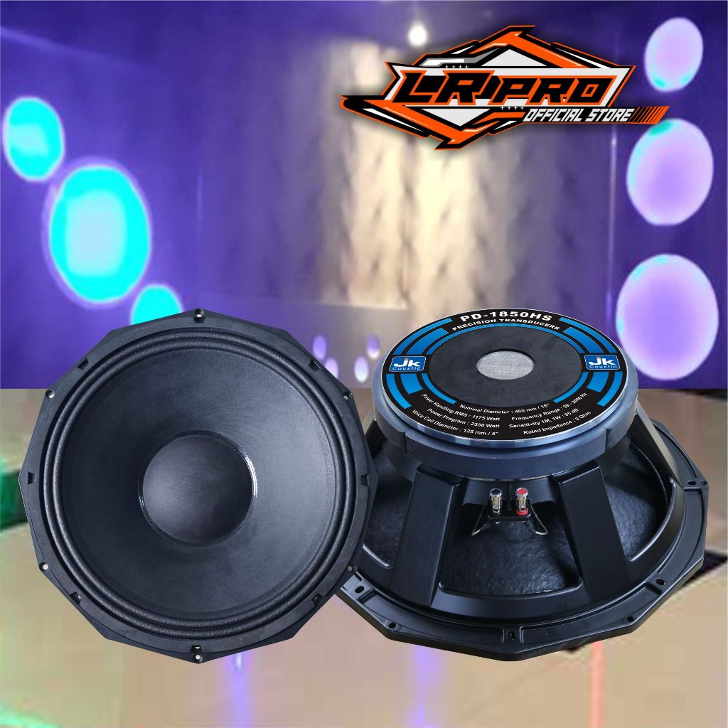 Jual Speaker component 18 inch Jk coustic PD 1850 HS Vc 5" Mahnet Sambung | Shopee Indonesia