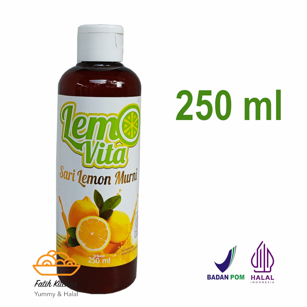 Jual Lemovita 250 ml Sari Lemon Halal Jus Lemon Murni | Shopee Indonesia
