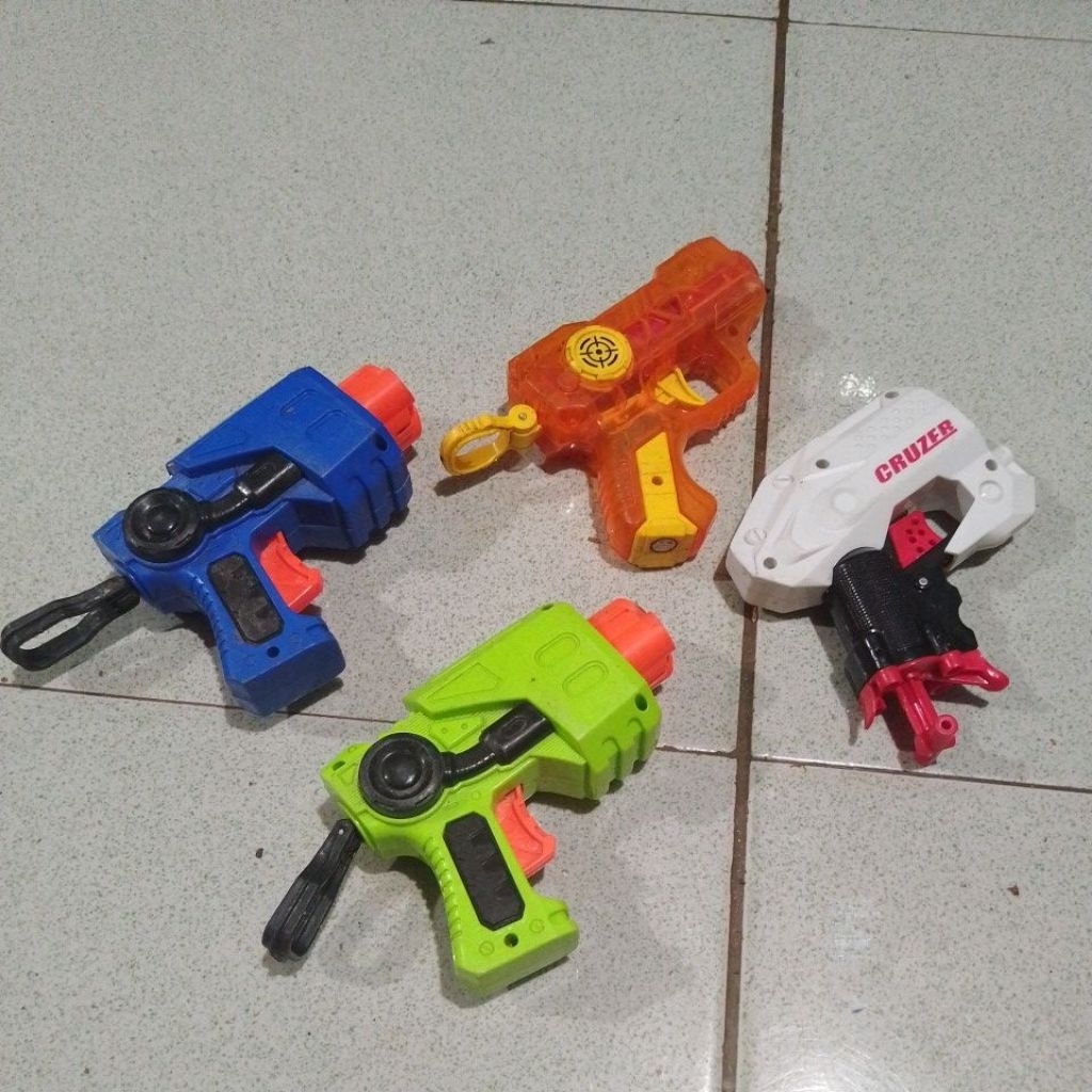 Jual Mainan Pistol Mini Soft Bullet Gun (Tembakan A) | Shopee Indonesia