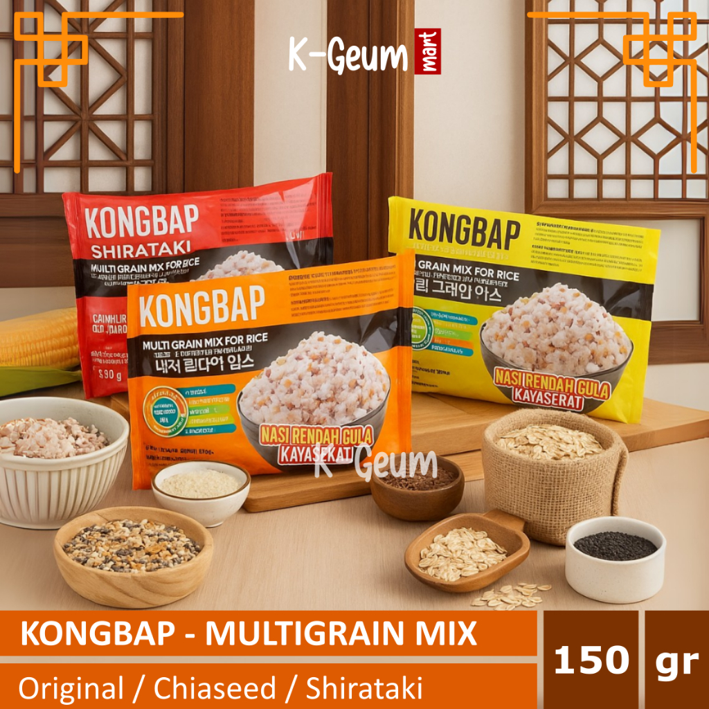 Jual Kongbap Multigrain Mix | Beras Sehat Korea Halal 150 gr (6pcs x ...