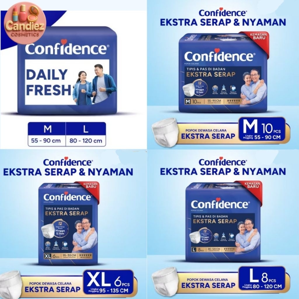 Jual Confidence Adult Pants All Variant | Daily Fresh | Extra Serap | M ...