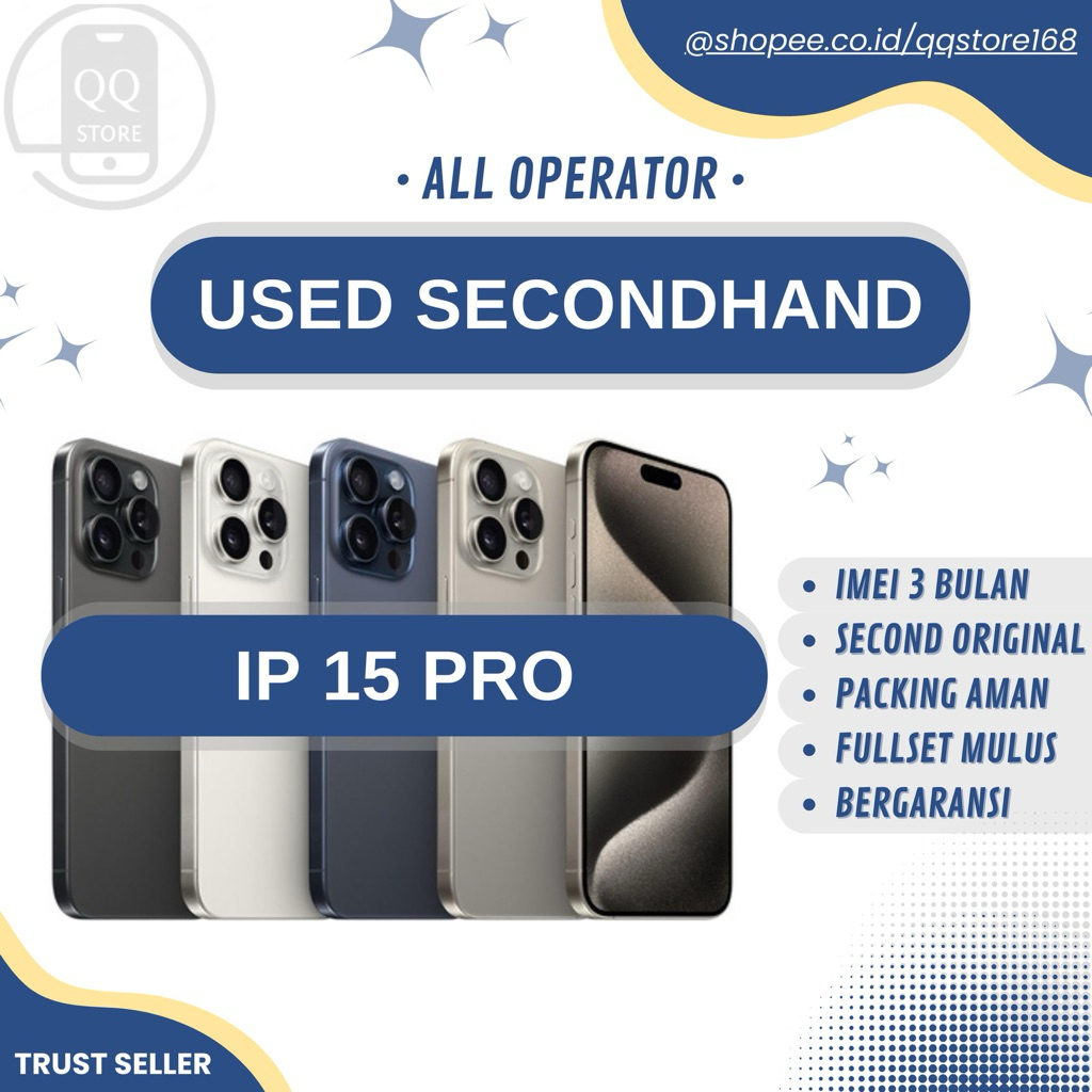 Jual All operator IP 15 Pro 128GB/256GB/512GB | Shopee Indonesia