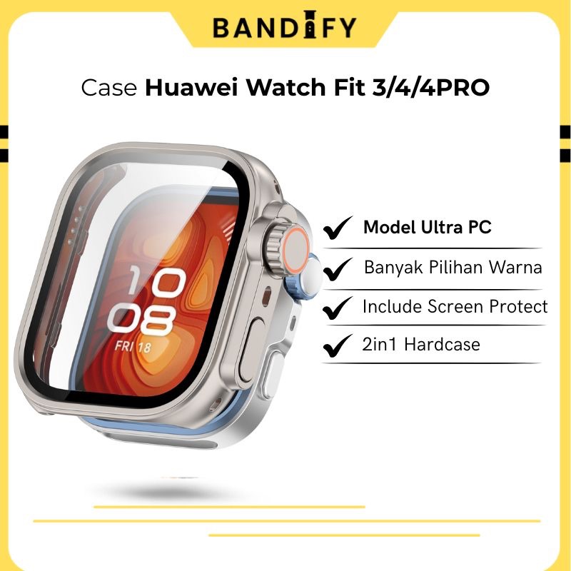 Jual Bumper Case Huawei Watch Fit 4 / Fit 4 PRO Model Ultra Hardcase ...