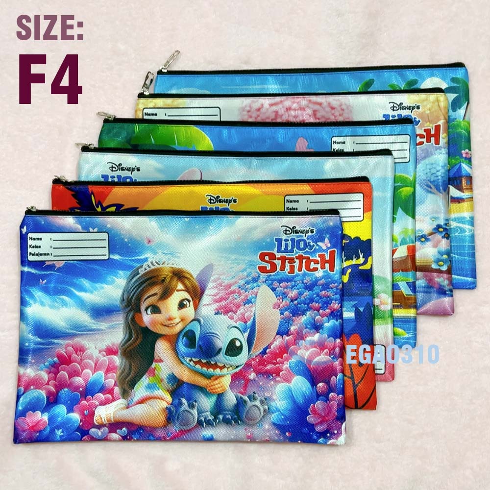 Jual Map Folder Dokumen F4 Kain- Lilo Stitch M | Shopee Indonesia
