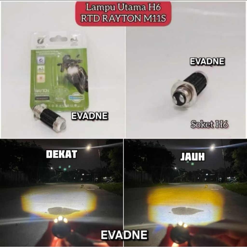 Jual LAMPU UTAMA LED H6 RTD Rayton M11S | Shopee Indonesia