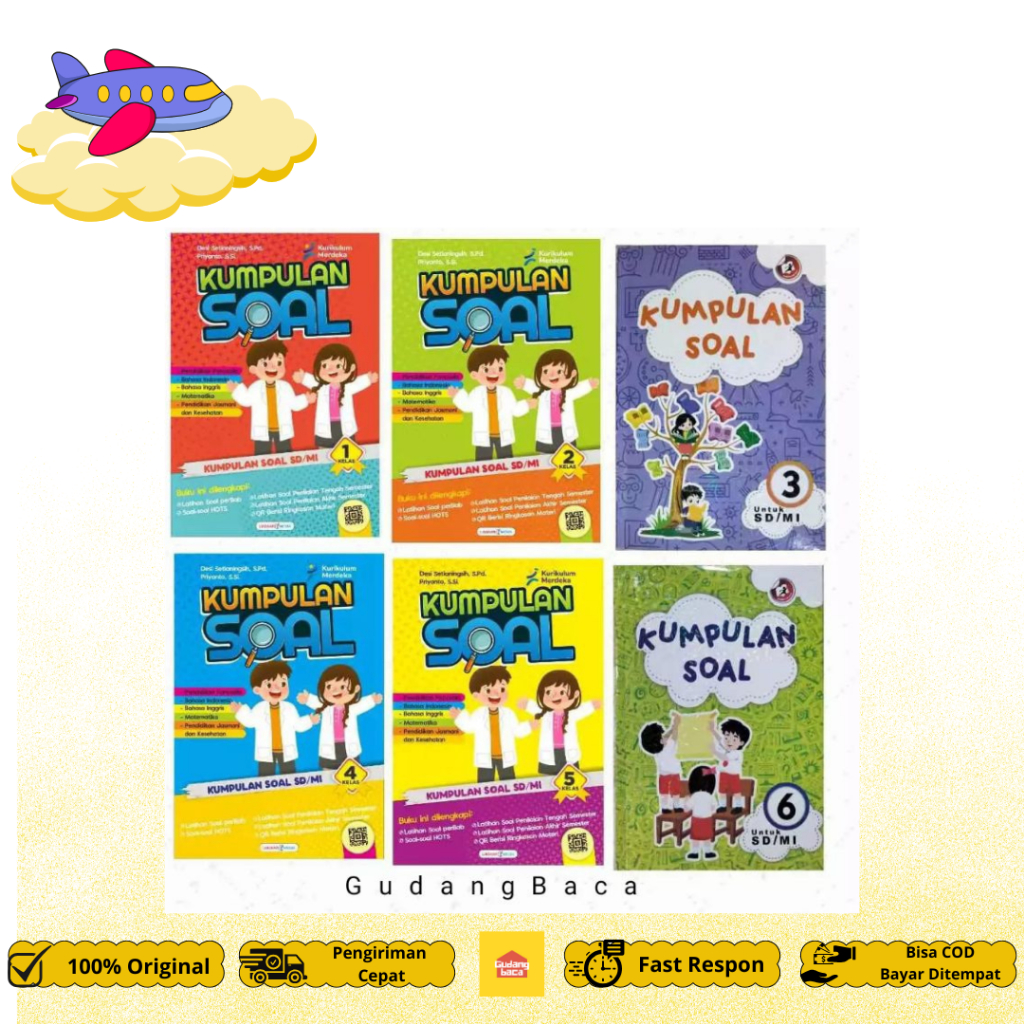 Jual Kumpulan Soal SD/MI Kelas 1 2 3 4 5 6 Kurikulum Merdeka -Lingkar Media | Shopee Indonesia