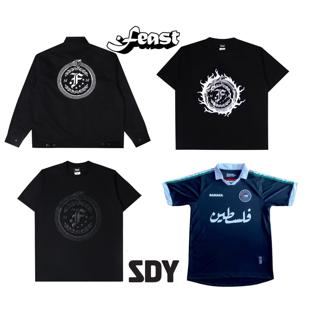 Jual Work Jacket Feast | Tshirt Feast | Jersey Feast Original | Shopee ...