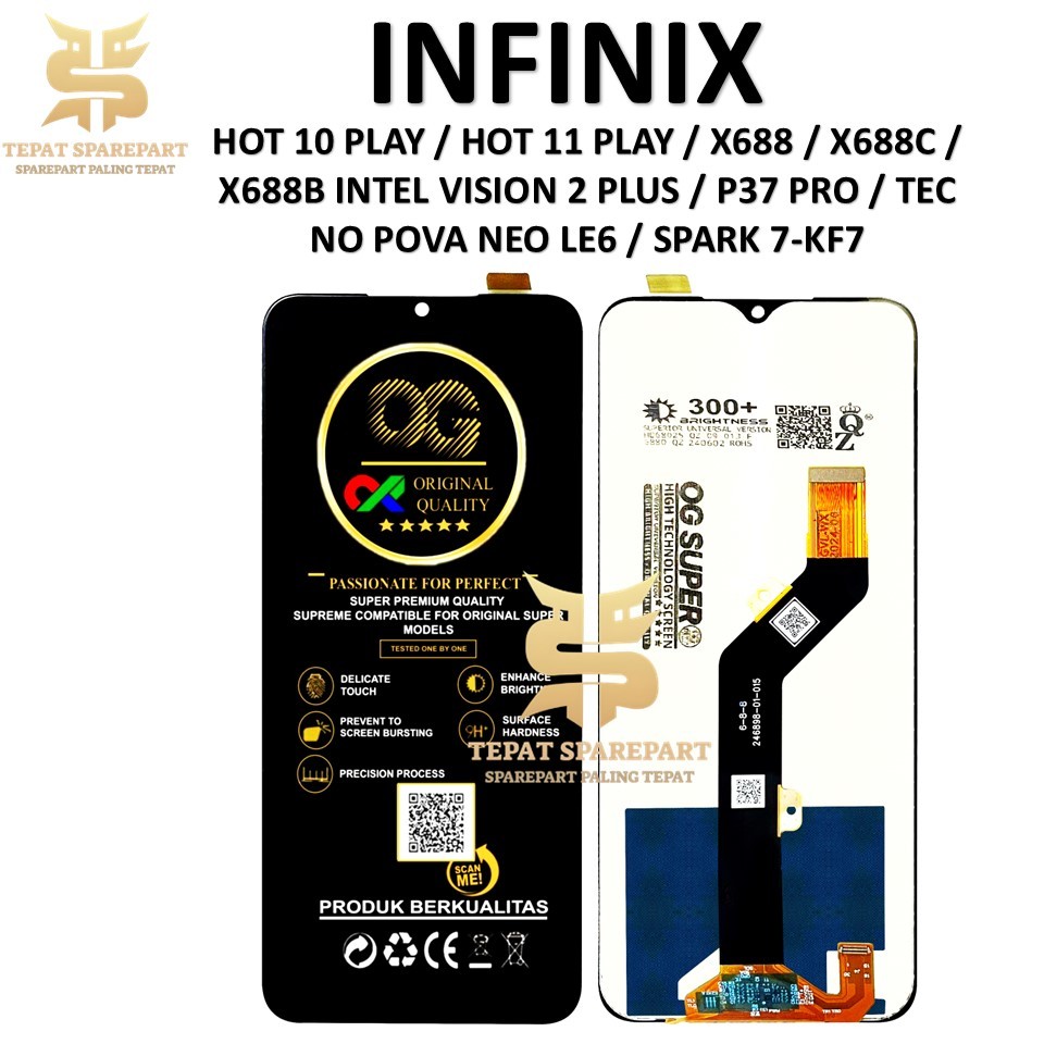Jual LCD TOUCHSCREEN INFINIX HOT 10 PLAY / HOT 11 PLAY / X688 / X688C ...