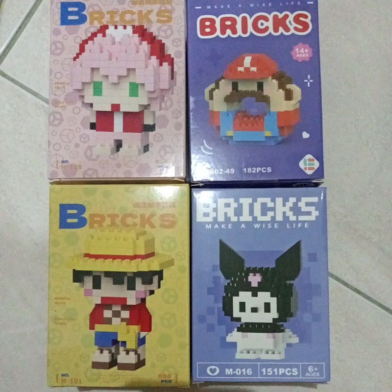 Jual DIY Nano Bricks Mini Bricks Mainan balok Susun | Shopee Indonesia