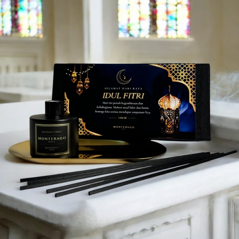 Jual MONTERAGO - HAMPERS LEBARAN IDUL FITRI Premium Reed Diffuser 50ml ...