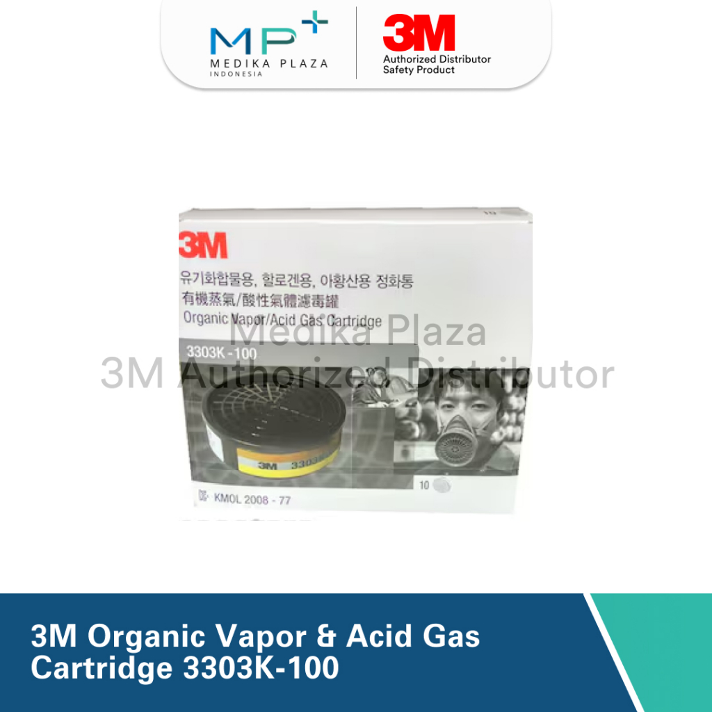 Jual 3M Organic Vapor & Acid Gas Cartridge 3303K-100 (Pcs) | Shopee ...