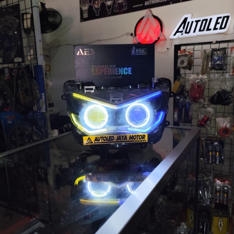 Jual BILED NEW NMAX COSTUM BILED AES EXPERIENCE VERSION 2 2,5INCH ...