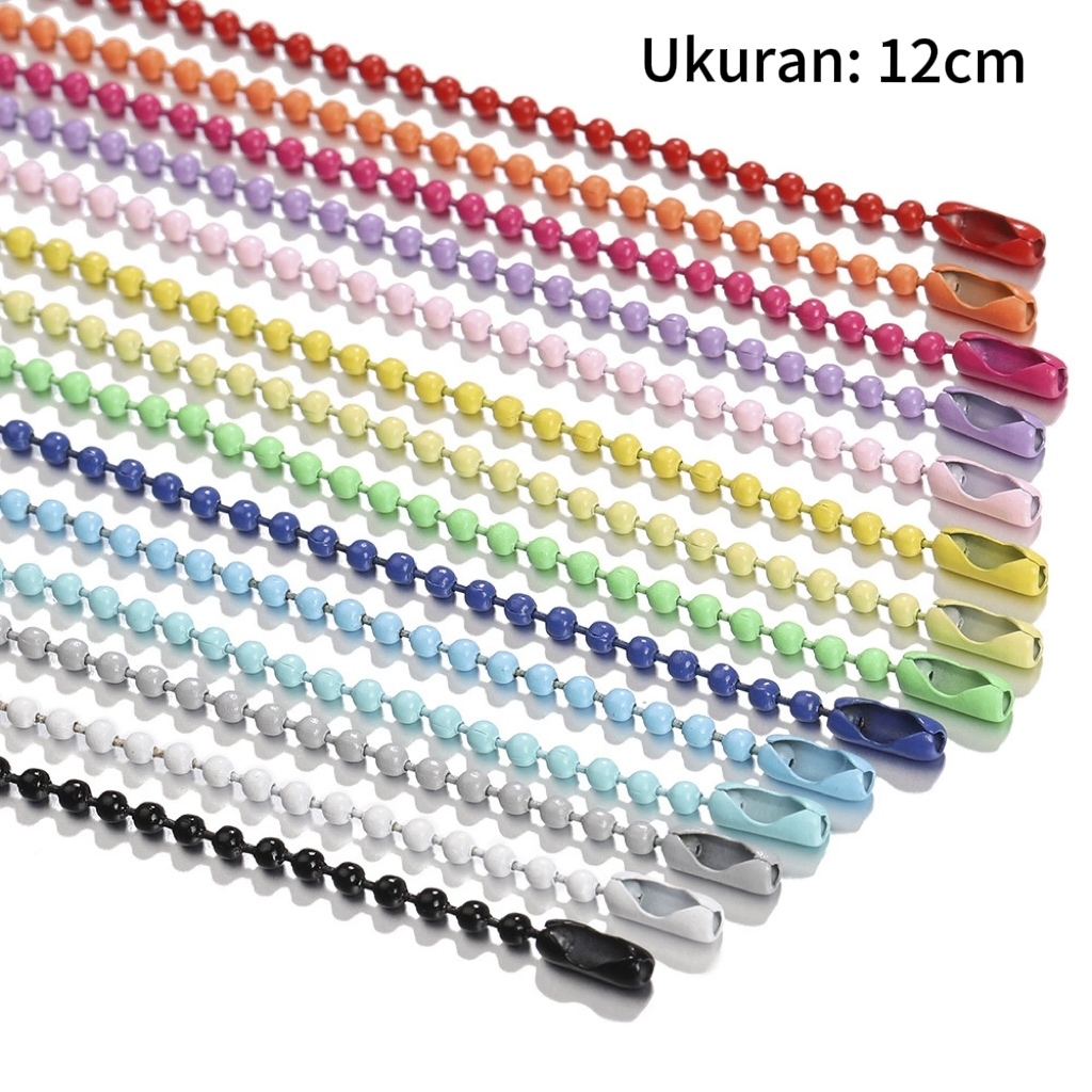 Jual 20pcs/12cm Rantai Kuku Biji Lada DIY Gantungan Kunci merica Rantai ...