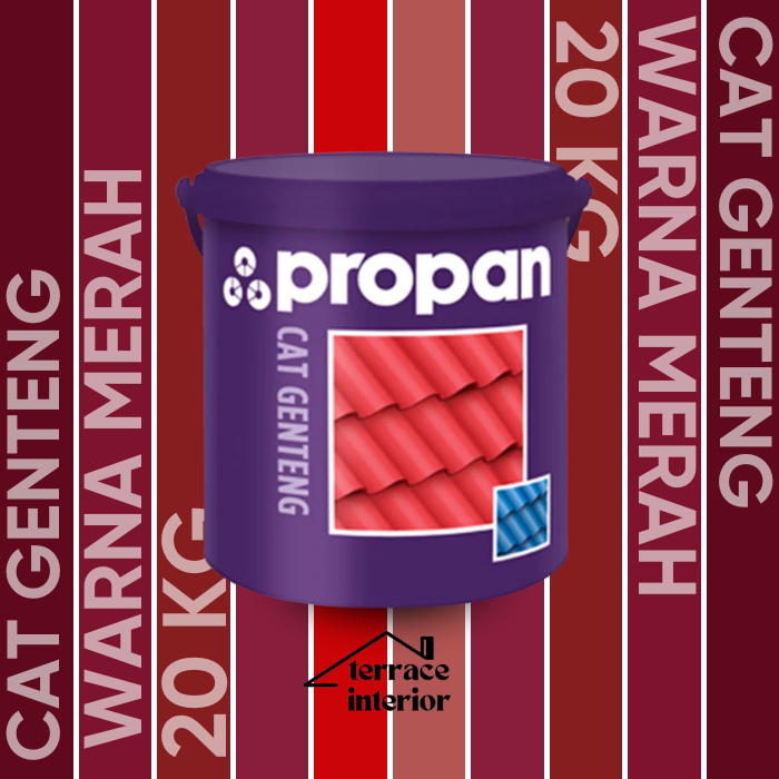 Jual Cat Genteng Propan Warna Merah 20 Kg | Shopee Indonesia