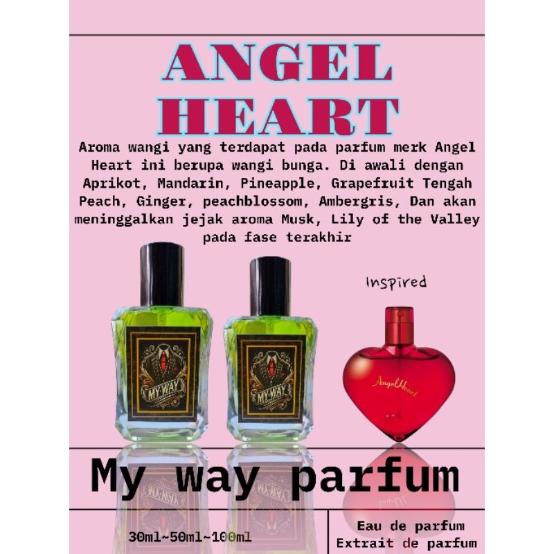 Jual Angel Heart parfum wanita penuh cinta by my way parfum | Shopee ...