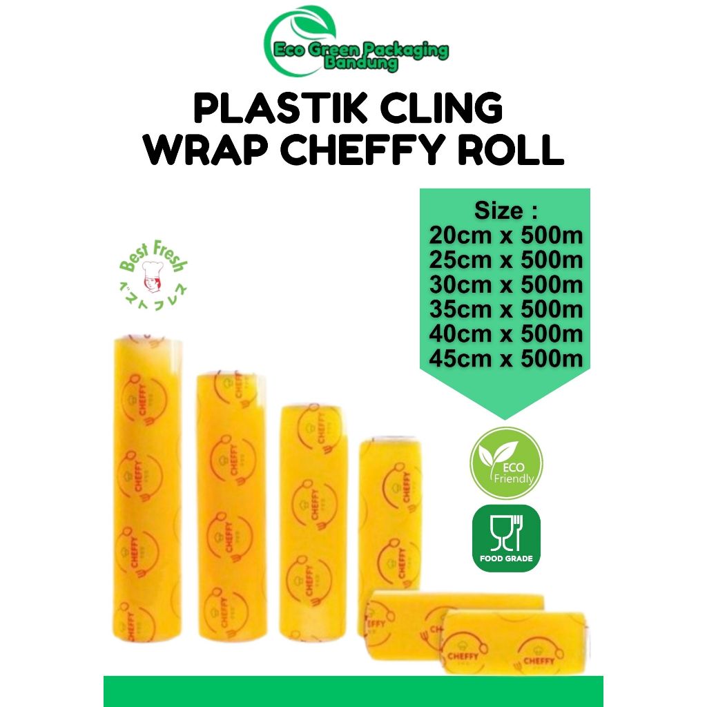 Jual Plastik Wrapping Cling | PLASTIK MAKANAN / FOOD WRAPPING | CHEFFY ...
