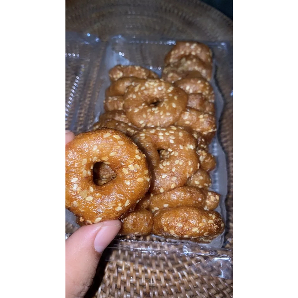 Jual ali agrem/kue cincin wijen mini 50pcs | Shopee Indonesia