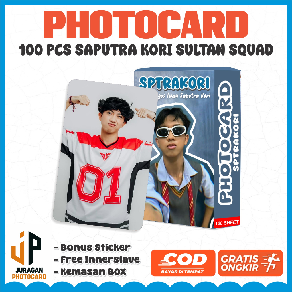Jual Photocard saputra kori mix sultan squad love academy 100 pcs bonus Gantungan Kunci ...