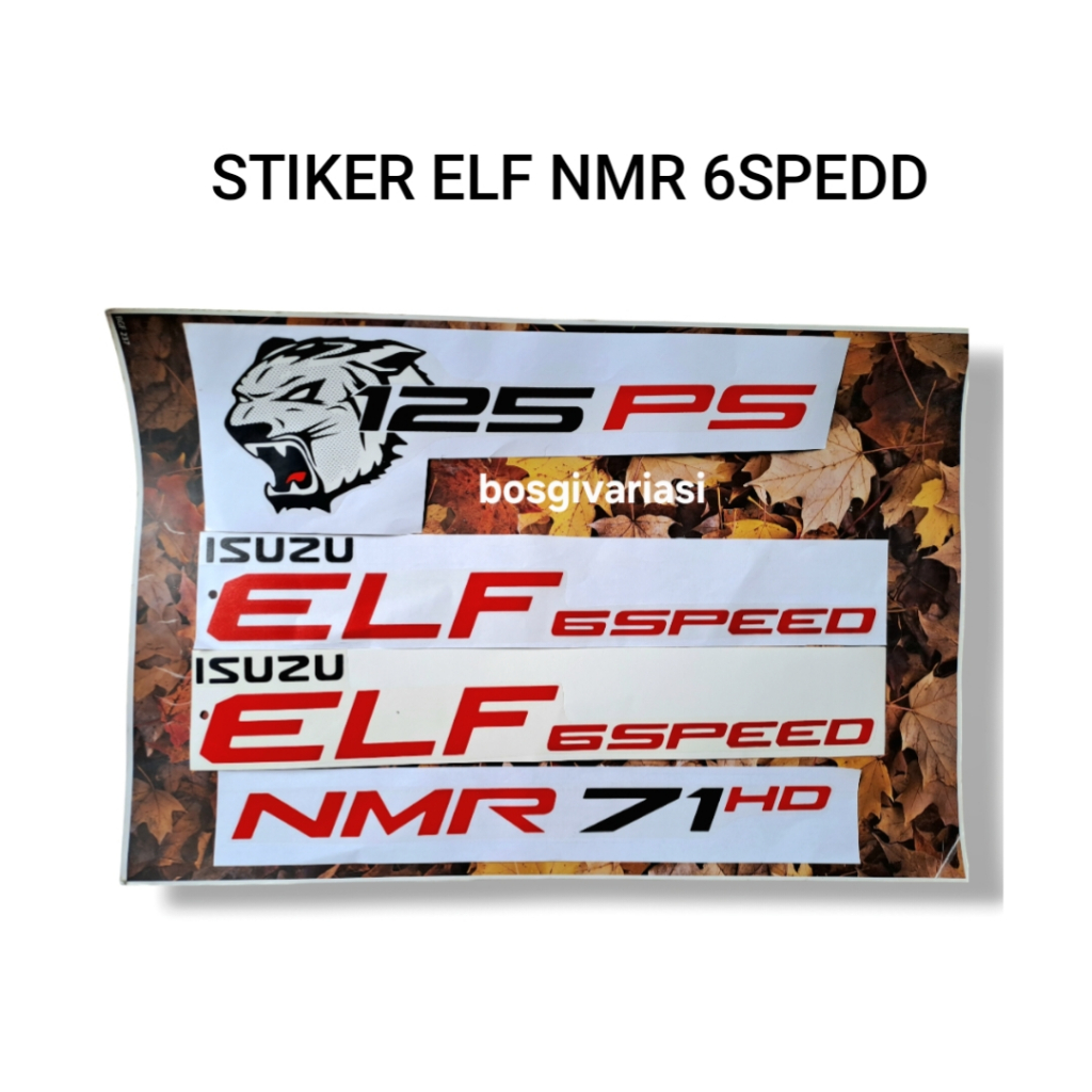 Jual Stiker isuzu elf NMR 71Hd NMR71 / Stiker elf Nmr 71 hd macan ...