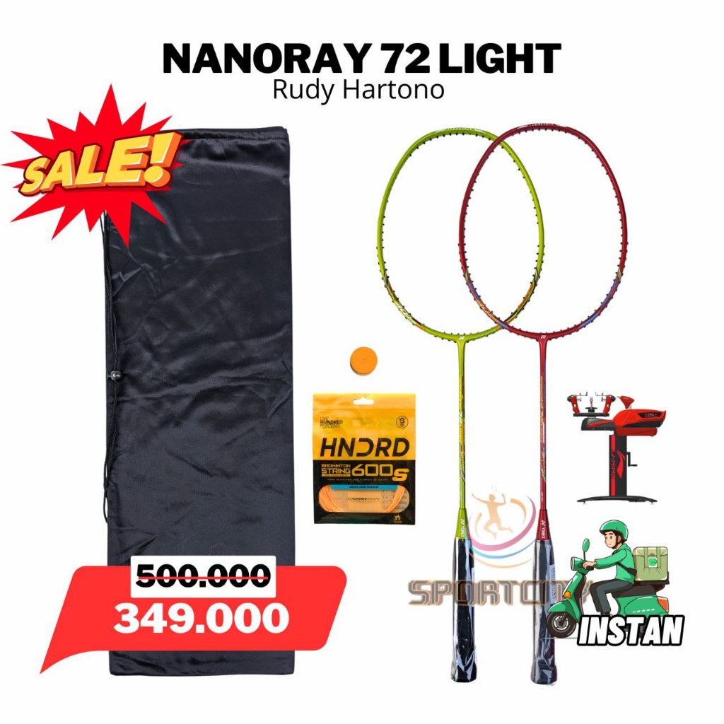 Jual Raket Badminton Yonex Nanoray 70 72 Light Original | Shopee Indonesia