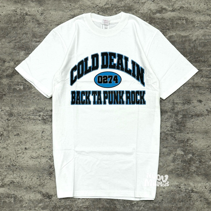 Jual Cold Dealin - Back Ta Punk Rock Tshirt - White | Official ...