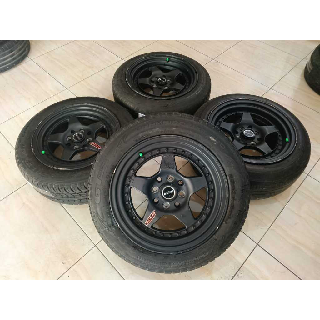 Jual Velg Racing Celong Bekas R15 Work Pcd 4x100 4x114 Plus Ban 185 60 Ring 15 Buat Avanza Xenia ...